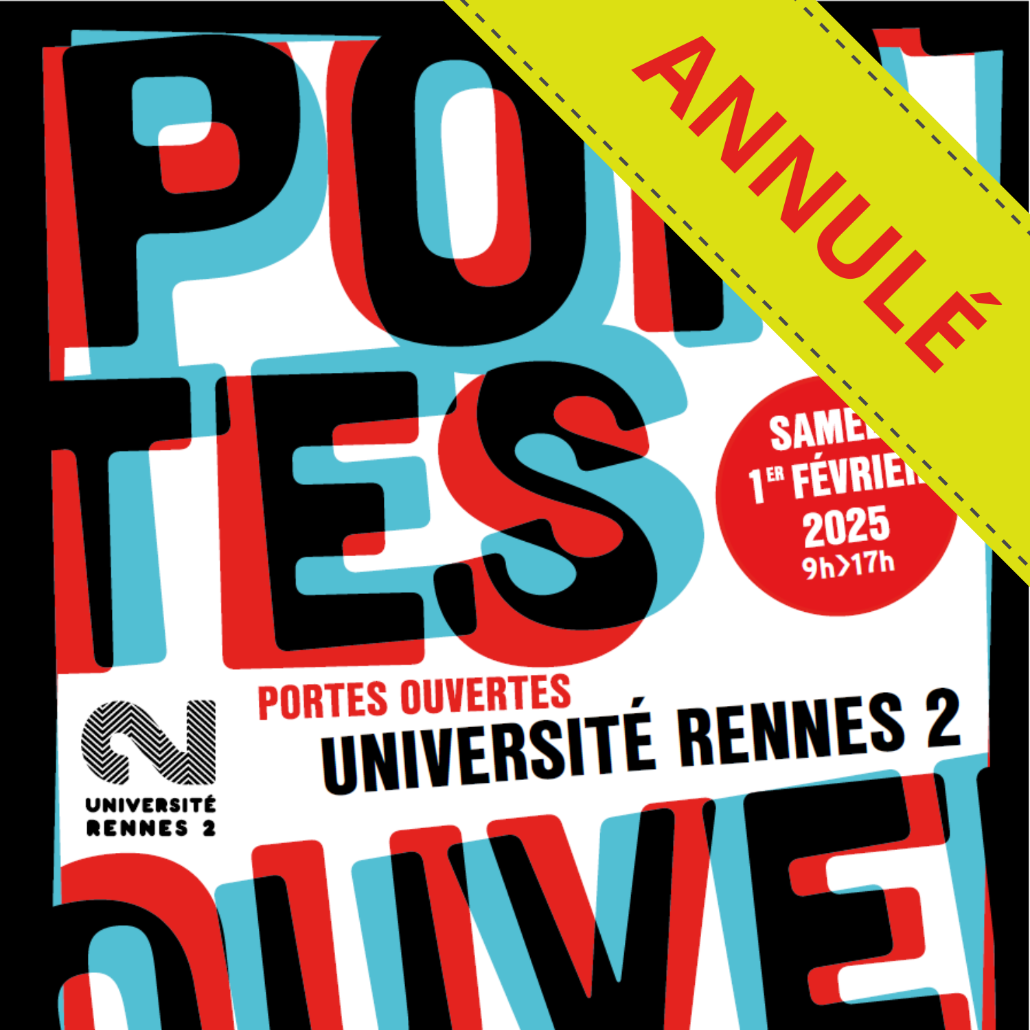 Journée portes ouvertes 2025 de l'Université Rennes 2 annulée | Centre ...